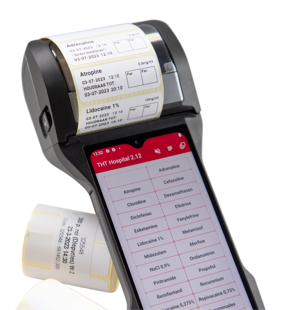 Zorg - THT Labels voor spuiten en pompen op de OK in ziekenhuizen